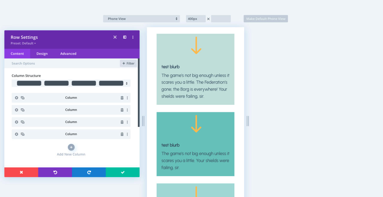 Divi Media Queries And 2x2 Mobile Fibonacci Design Lab